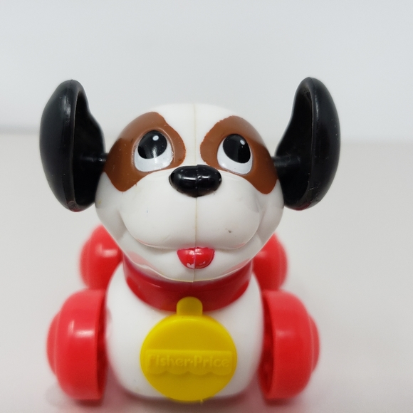 Toys | Fisher Price Rolling Puppy Dog Toy Vintage 1996 Mcdonalds Happy ...